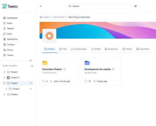 Taskip – One Stop Solution for Client Management