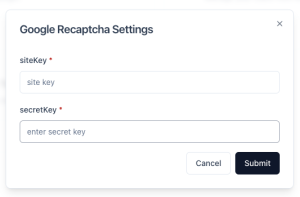How to configure Google Recaptcha - Taskip