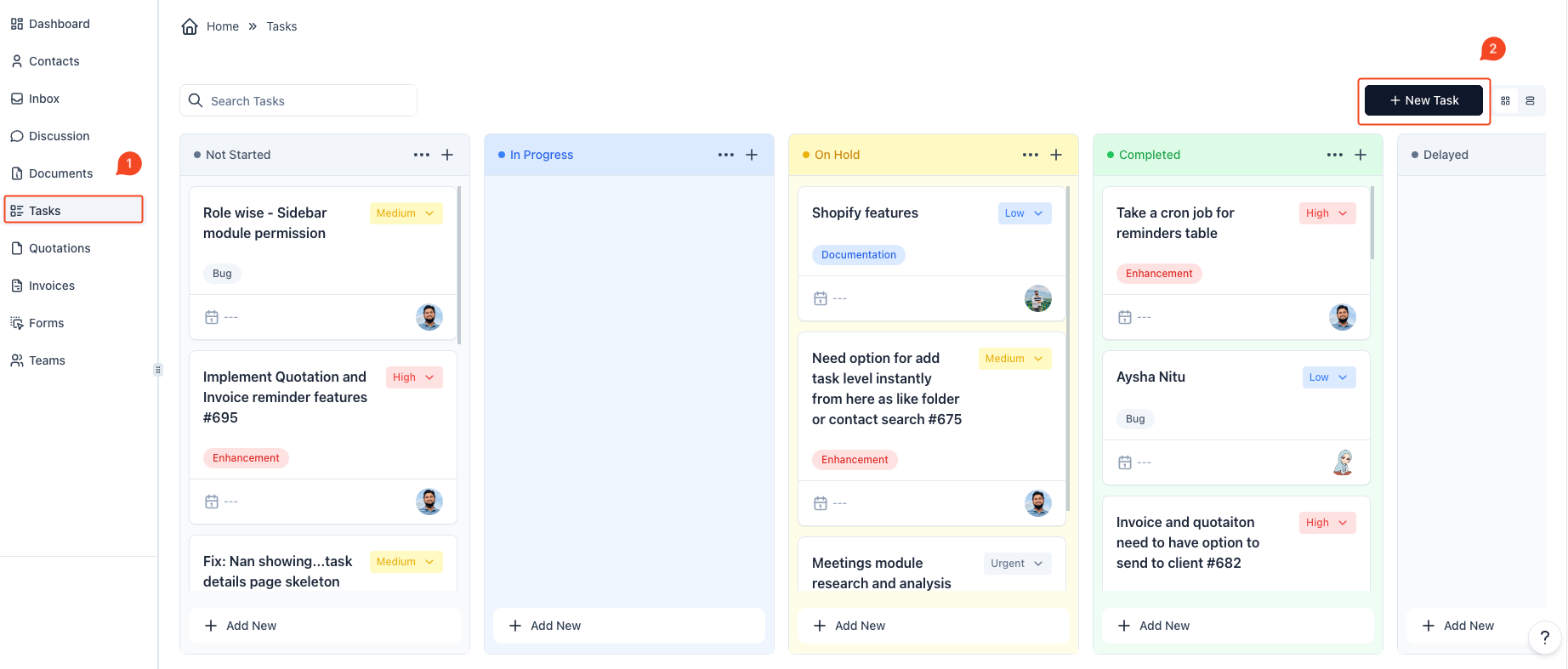 How to add description to the task?