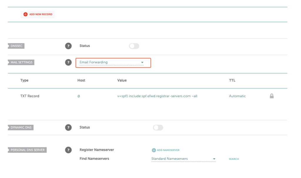 How to configure an email forwarder from Namecheap - Taskip