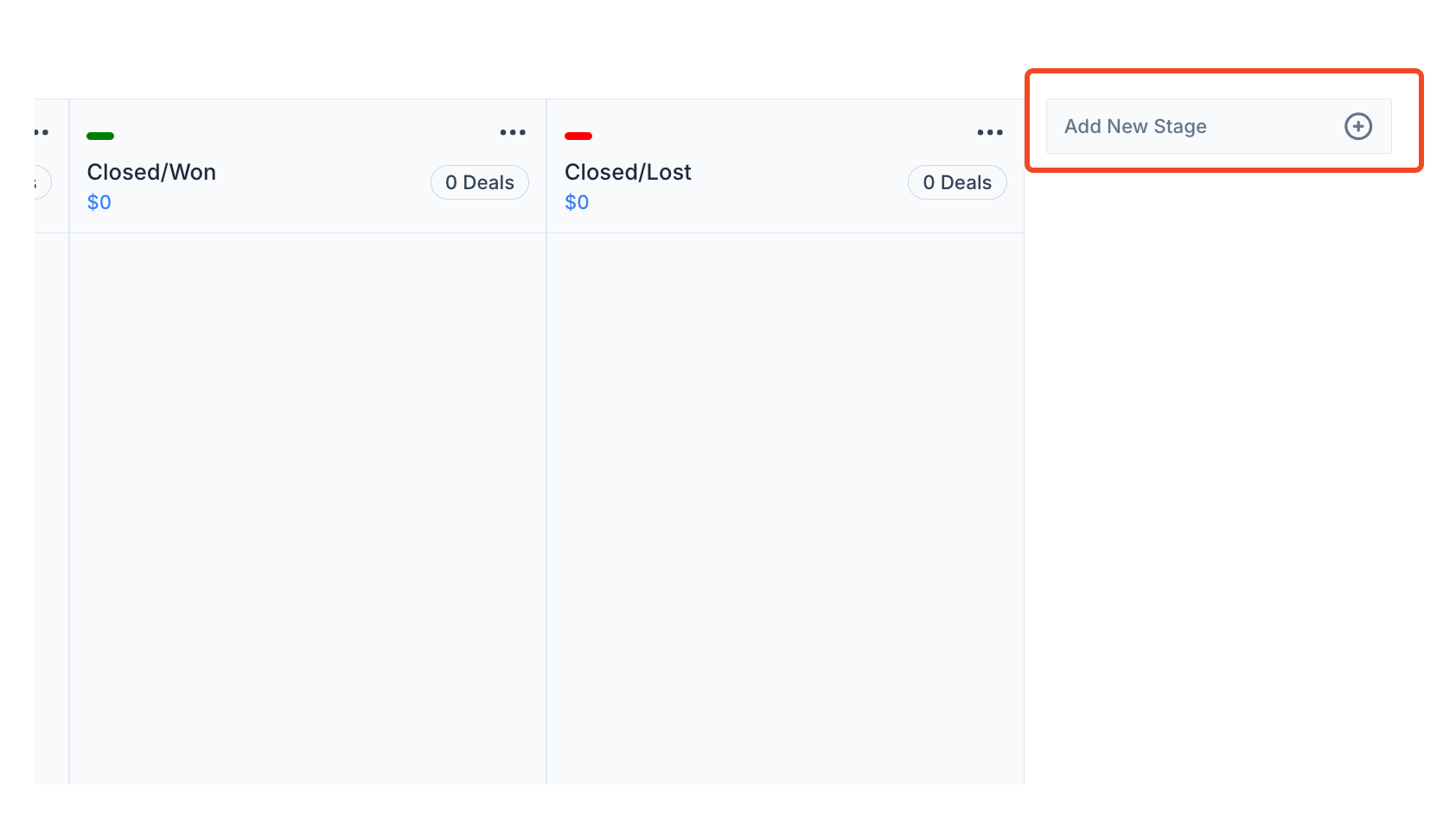 How to add new stage in sales pipeline - Taskip