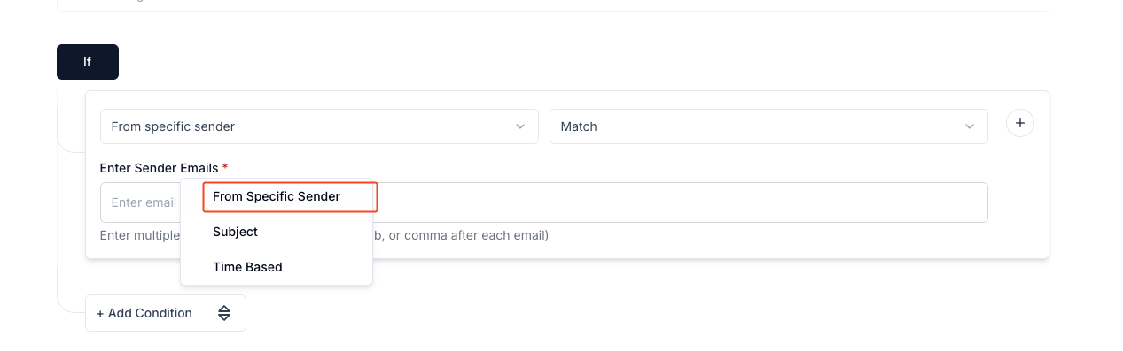 How To Run An Inbox Automation Based On Sender Email Taskip