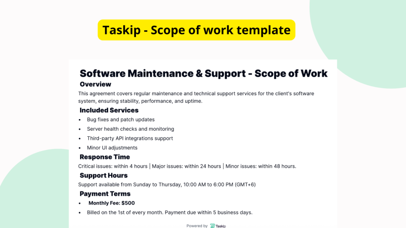 Client Invoicing SOP Template for Streamlined Billing Processes