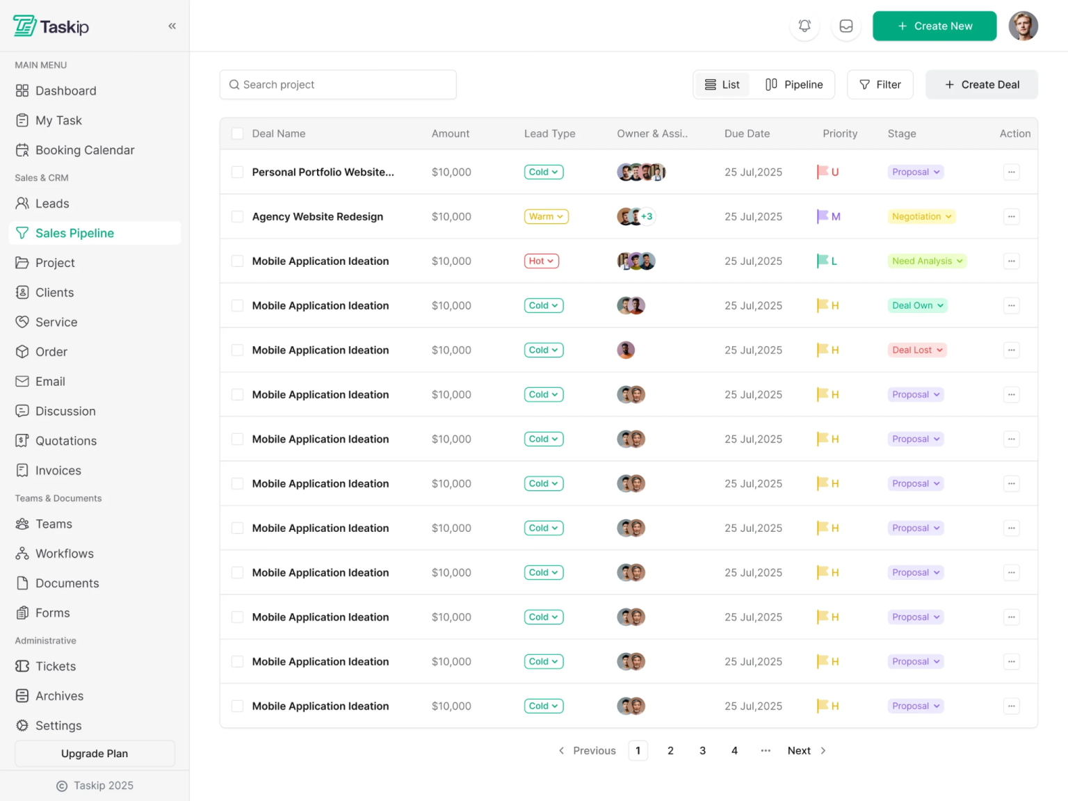 10 Best Project Management Software with CRM (Expert Reviewed) Complete Guide for 2026 - Taskip